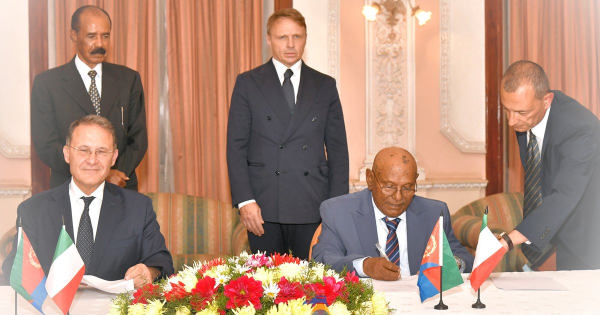 Eritrea and Italy Sign Comprehensive Plan of Action for Strategic ...